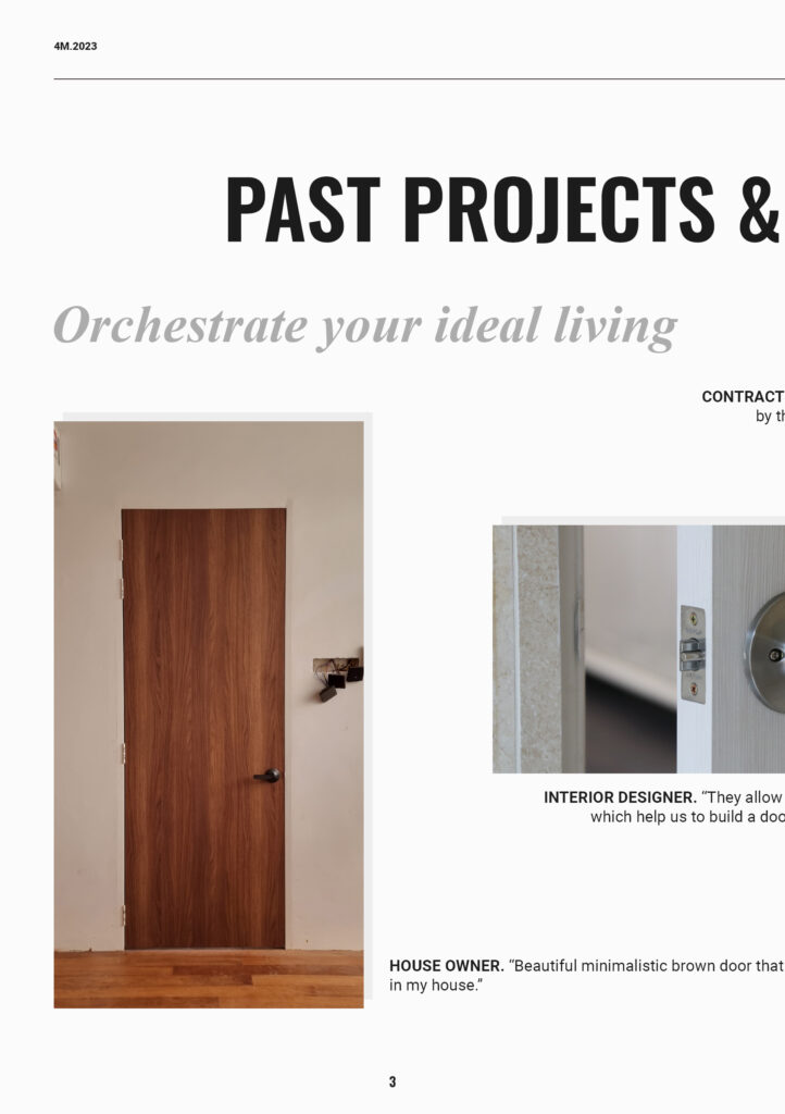 4M SERIES MELAMINE DOOR CATALOGUE - OL Home